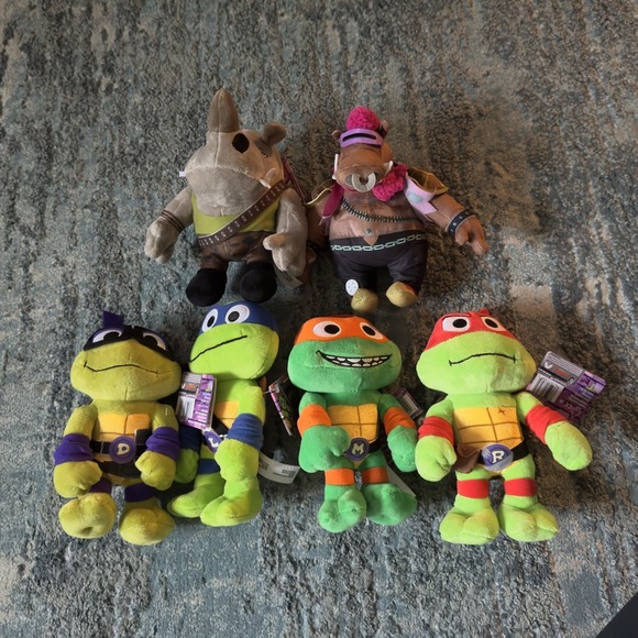 Toys | Teenage Mutant Ninja Turtles Plush Tmnt Plushie Club ...